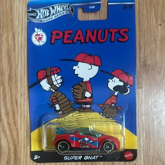 Mattel | Toys | Hot Wheels Peanuts Super Gnat Diecast Car | Poshmark